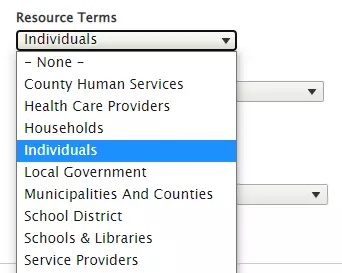 Resource Search Feature | Content Management System